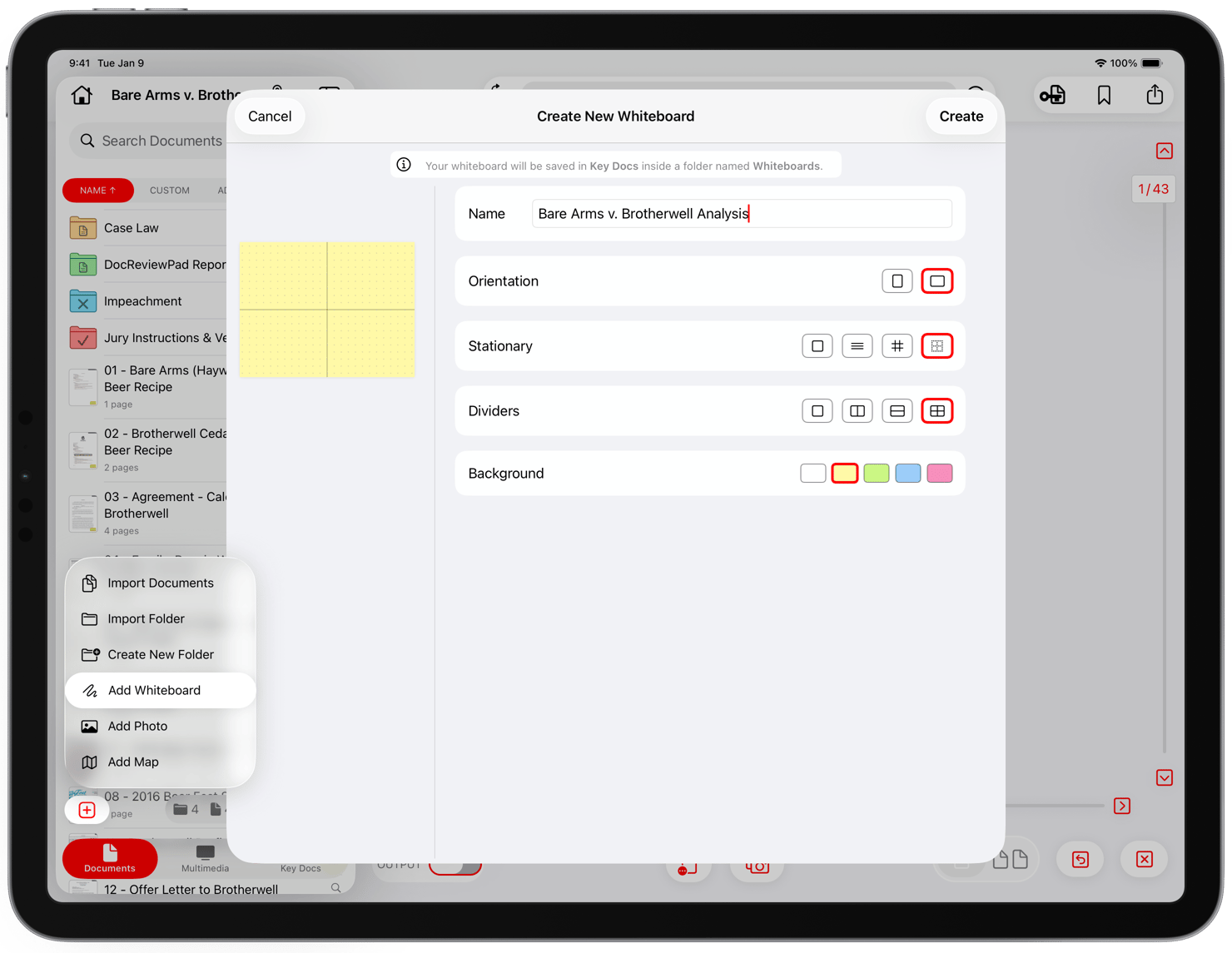 New Whiteboard and Markup Tool in TrialPad!