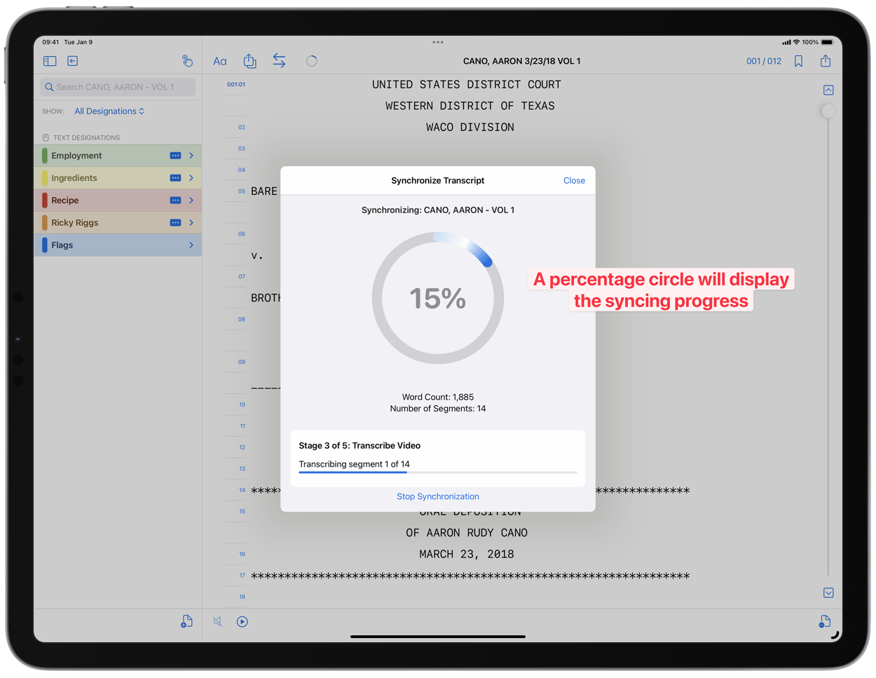 Create Video Deposition Designations (Part 1)
