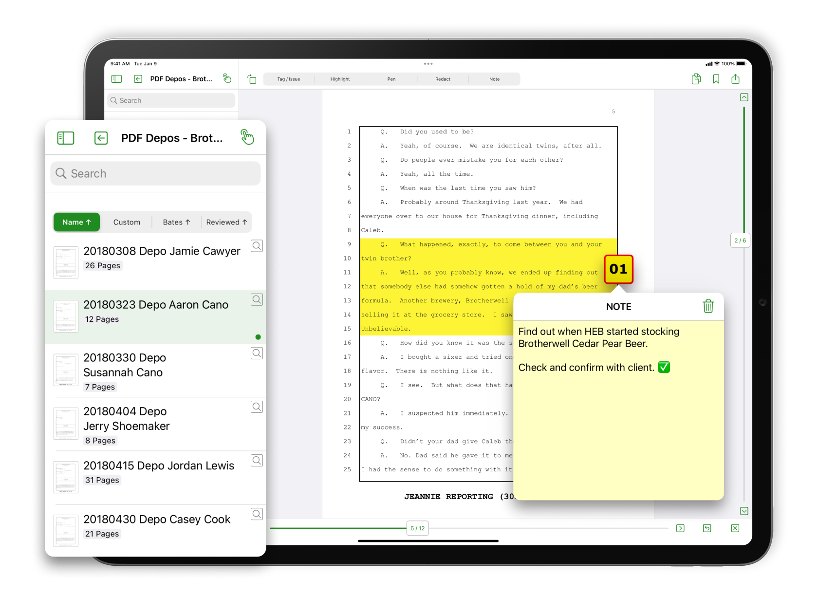 DocReviewPad — Legal Document Review Software