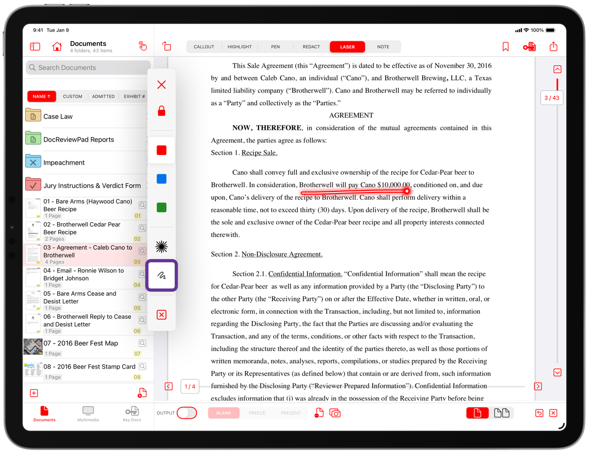 Introducing Laser Trail in TrialPad